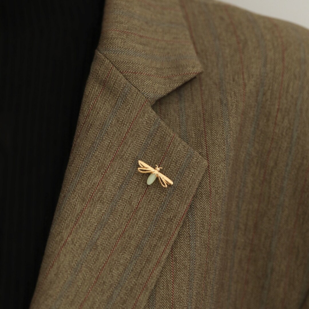 Firefly Brooch Glowing Brooch Gold Firefly Pin Firefly Jewelry Insect ...