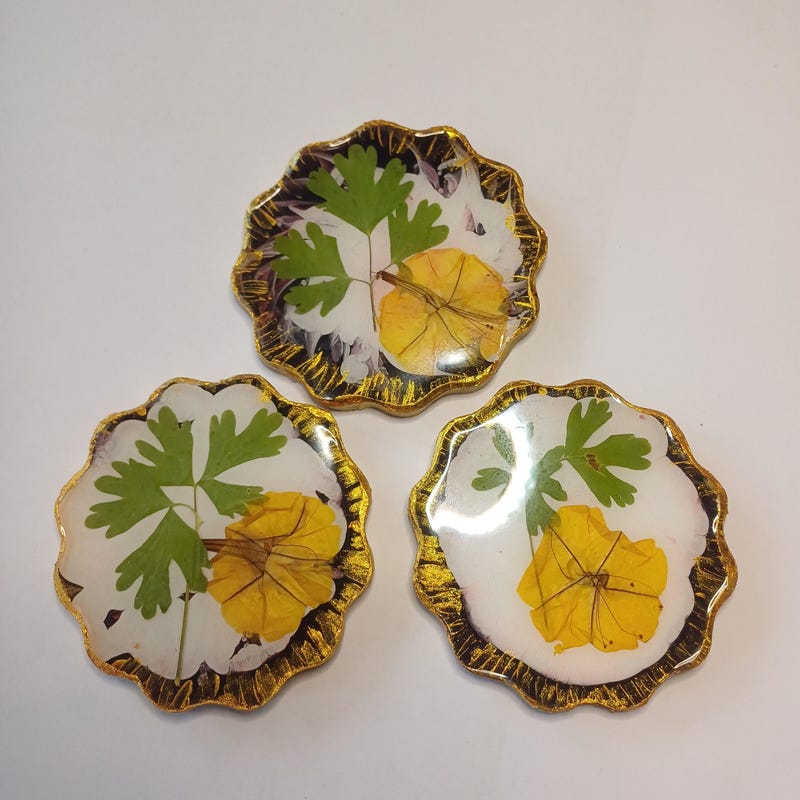 Epoxy Coasters - Etsy