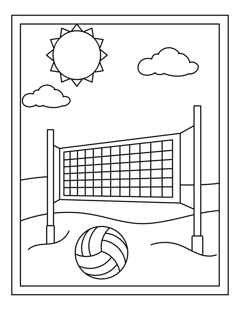 Summer Printable 48 Coloring Pages - Etsy Canada