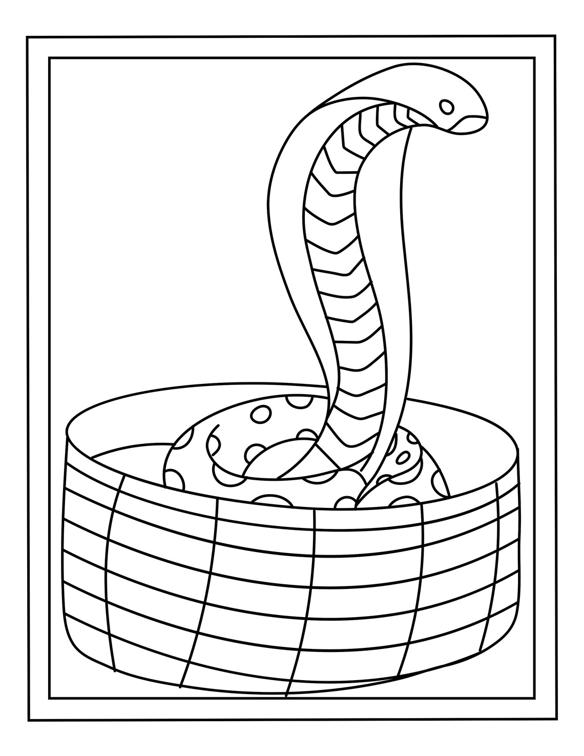 Cobra Snakes Printable 16 Pages - Etsy UK