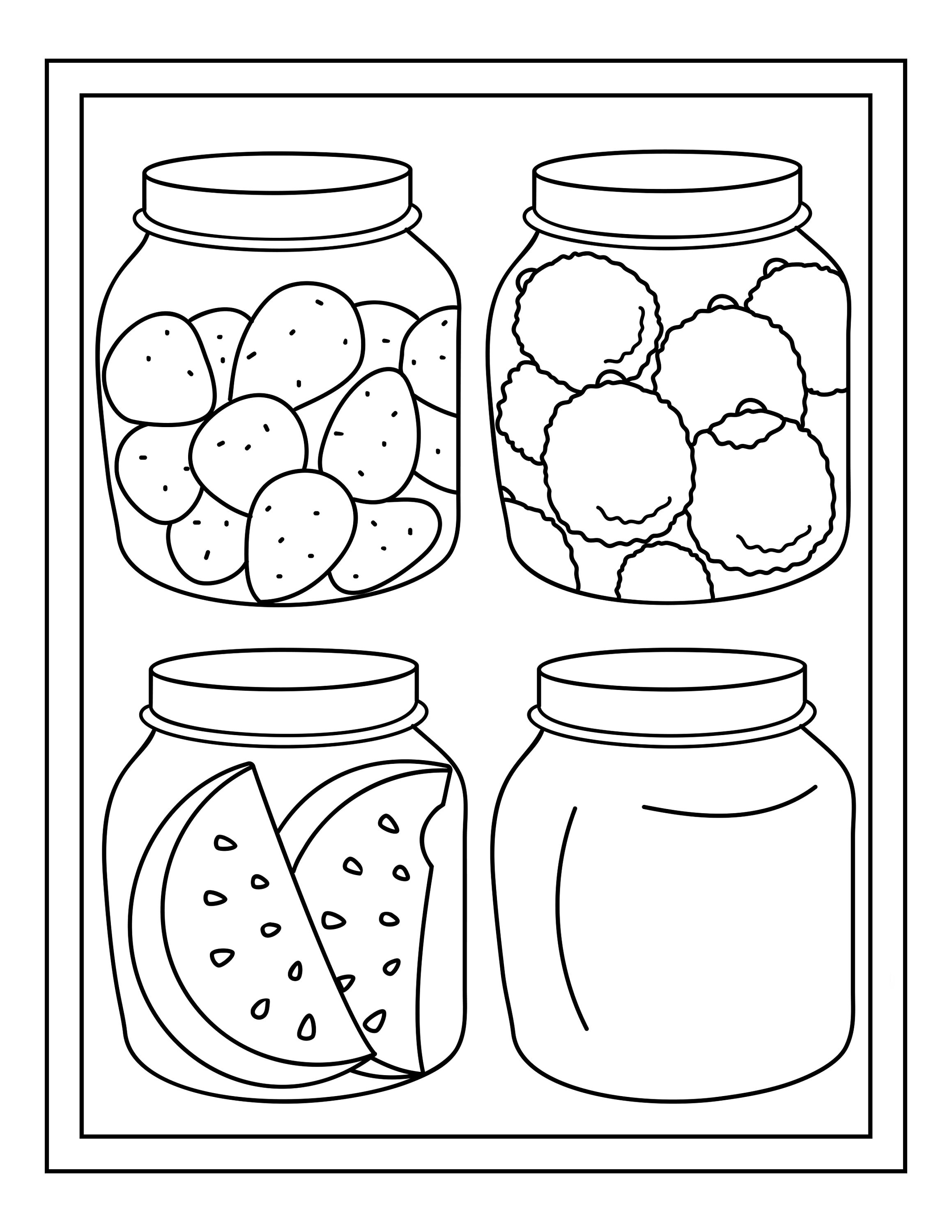 Pickles Printable 16 Coloring Pages - Etsy