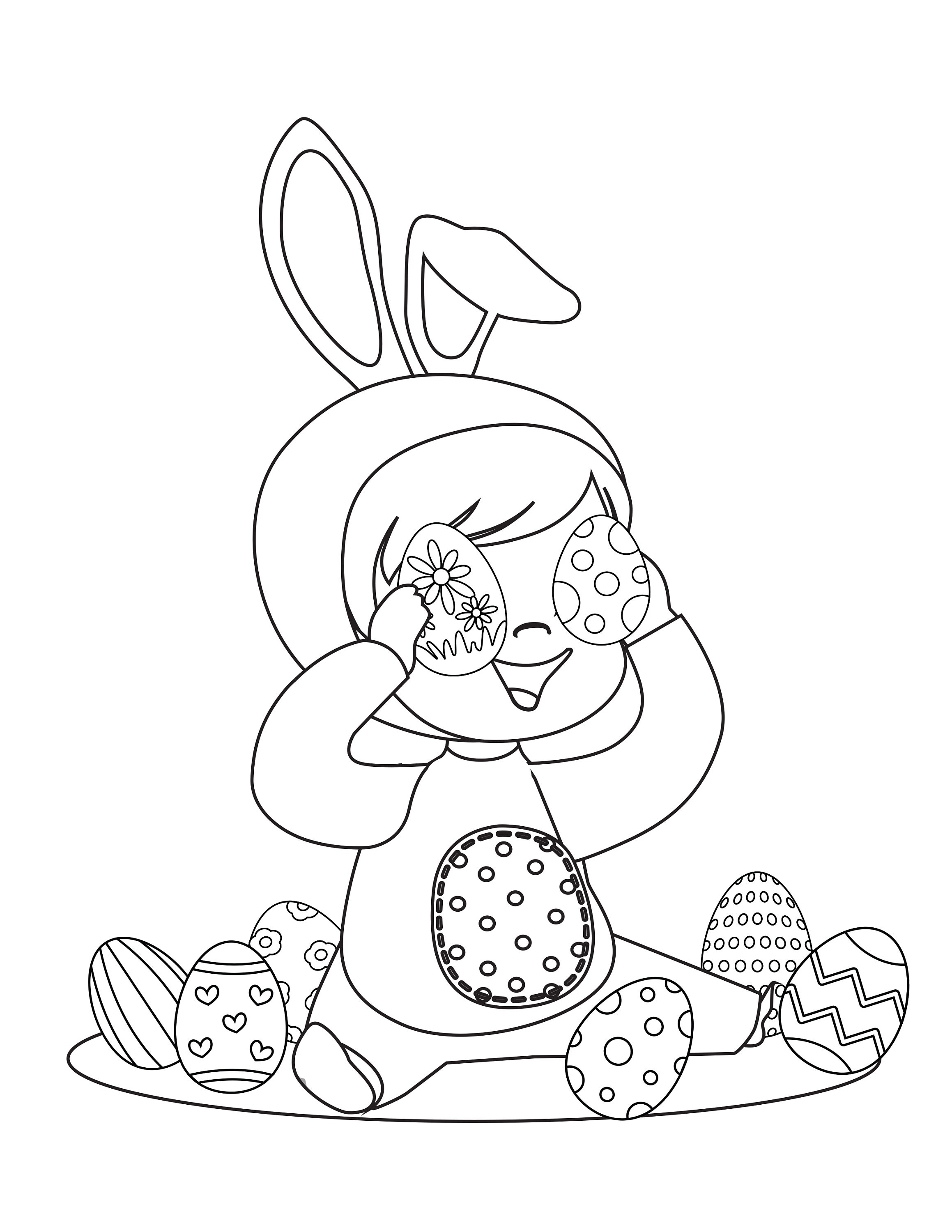 Easter Printable 30 Coloring Pages - Etsy
