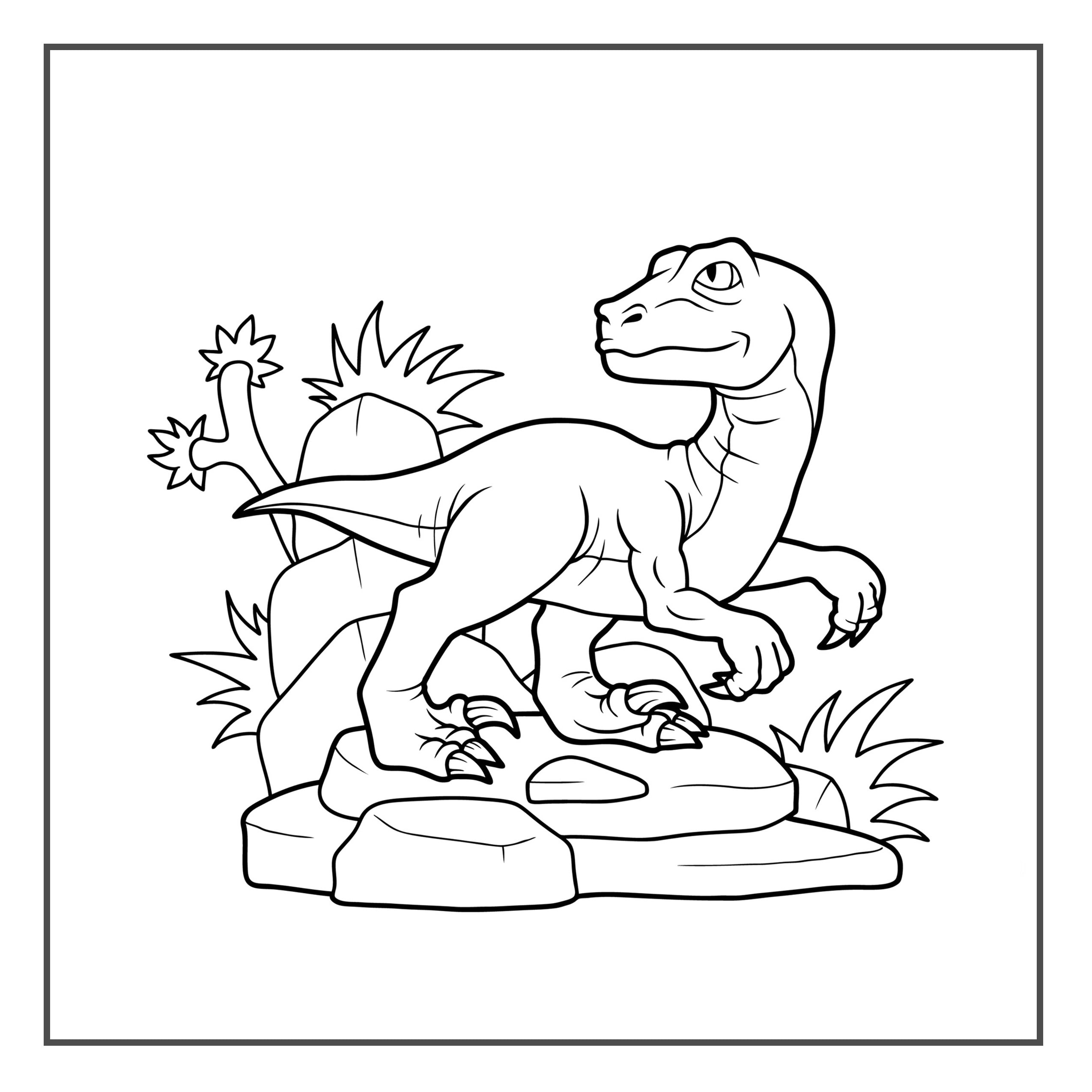 Dinosaur 40 Printable Pages - Etsy