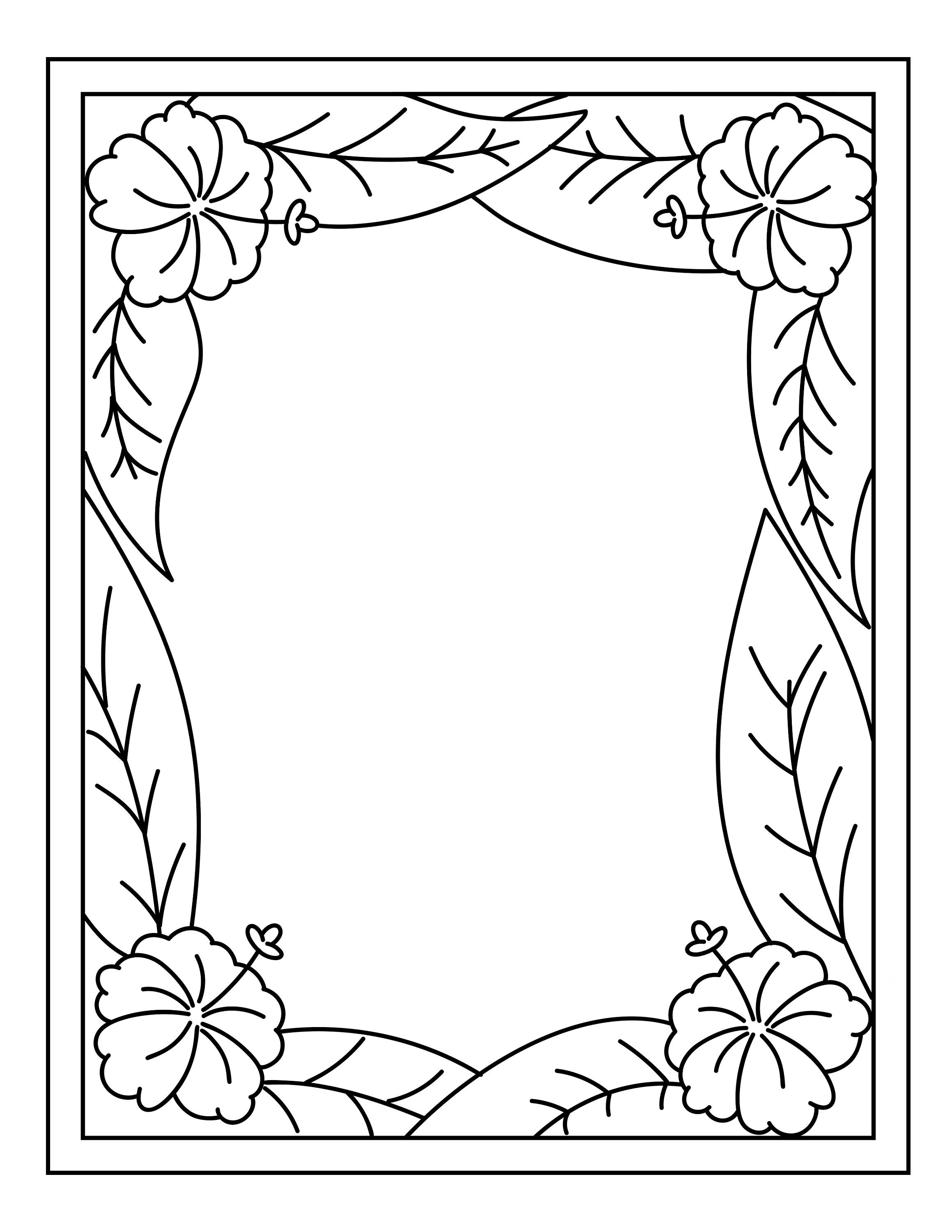 Borders Coloring Pages (16 Pages) - Etsy