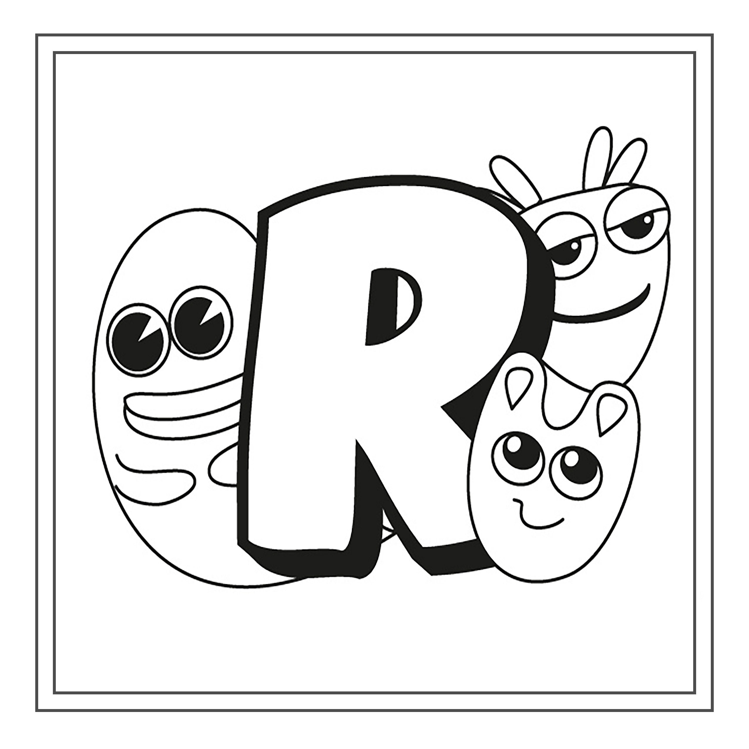 Monster Alphabet Printable 26 Coloring Pages - Etsy