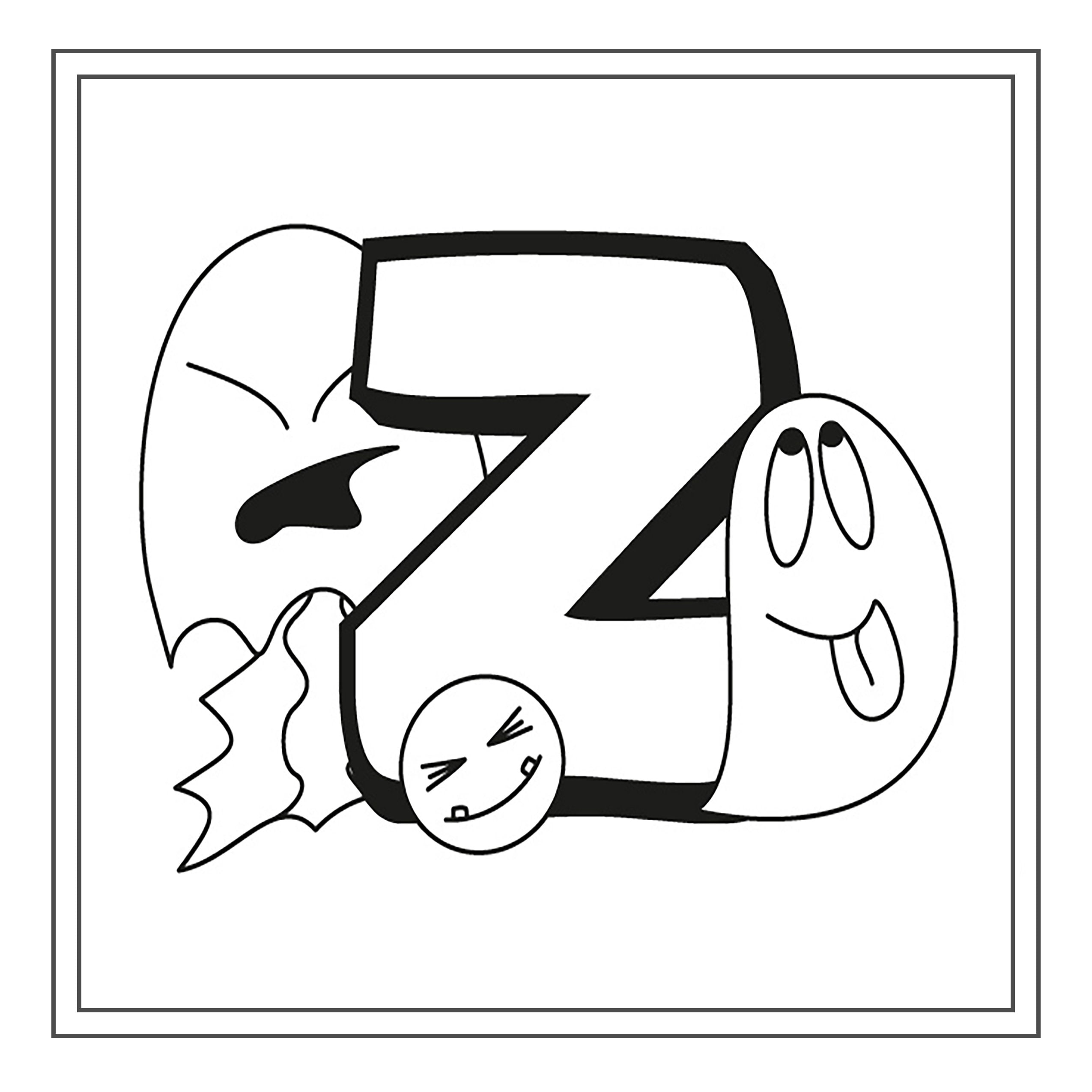 Monster Alphabet Printable 26 Coloring Pages - Etsy