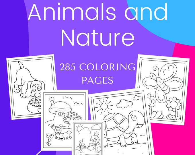 Summer Printable 48 Coloring Pages - Etsy Canada