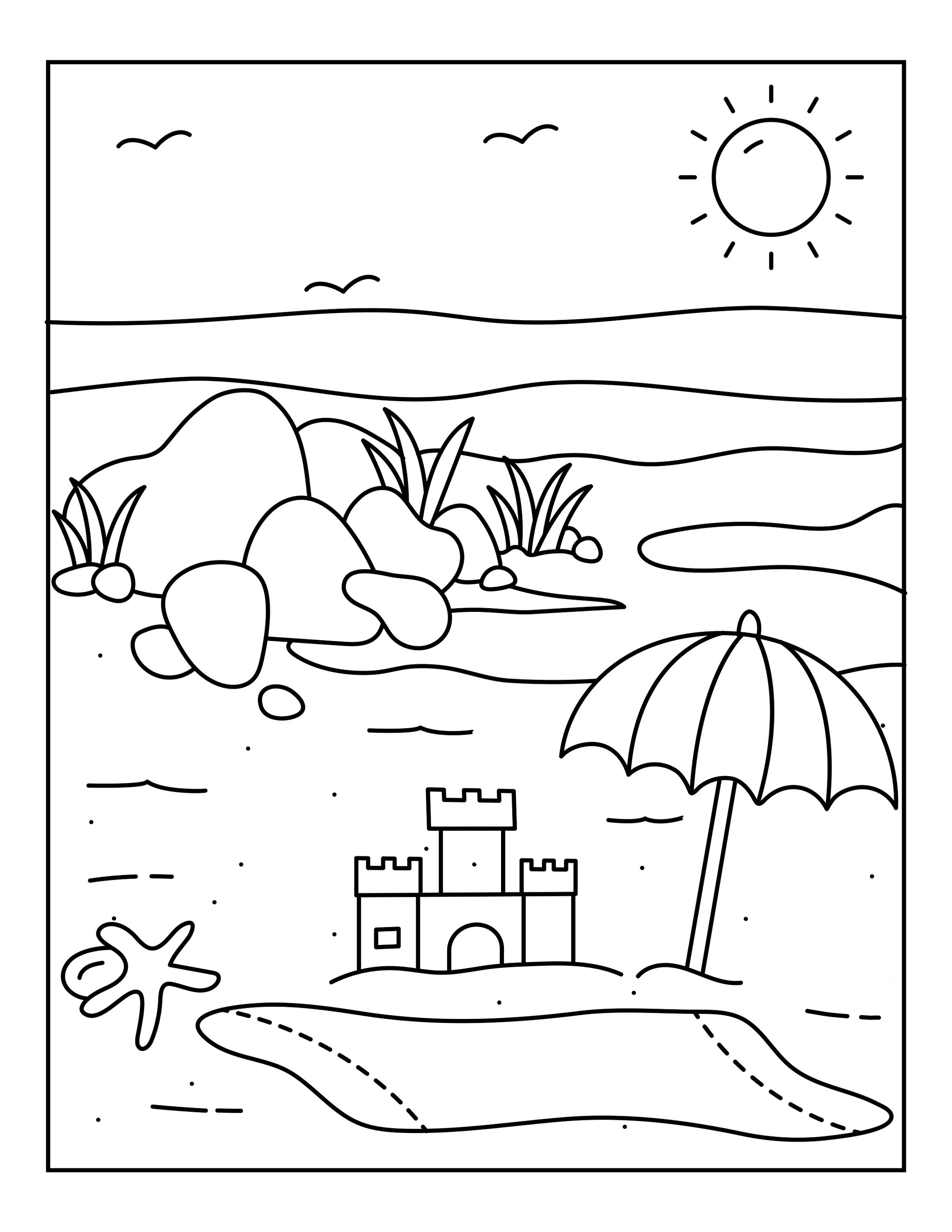 Summer Printable 48 Coloring Pages - Etsy Canada