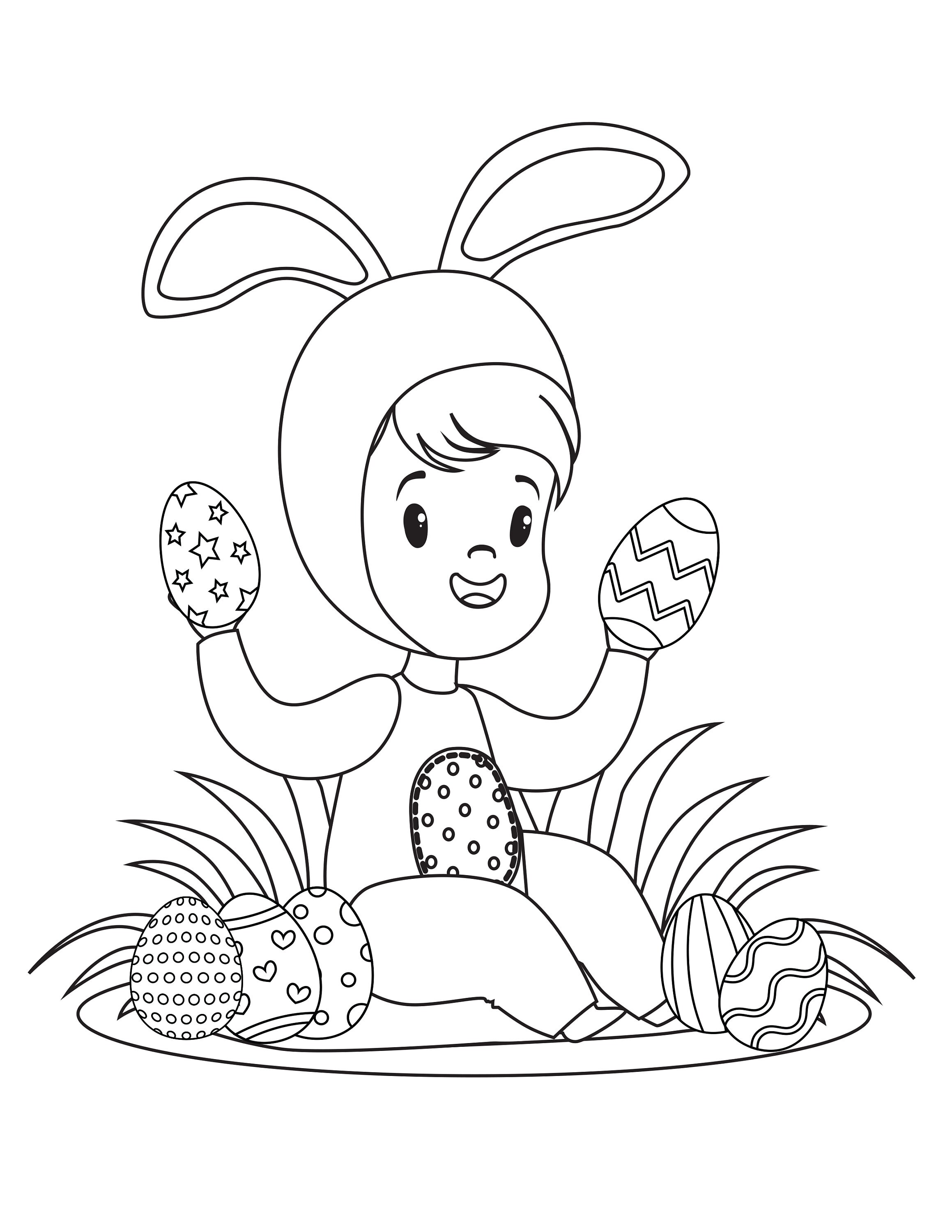 Easter Printable 30 Coloring Pages - Etsy