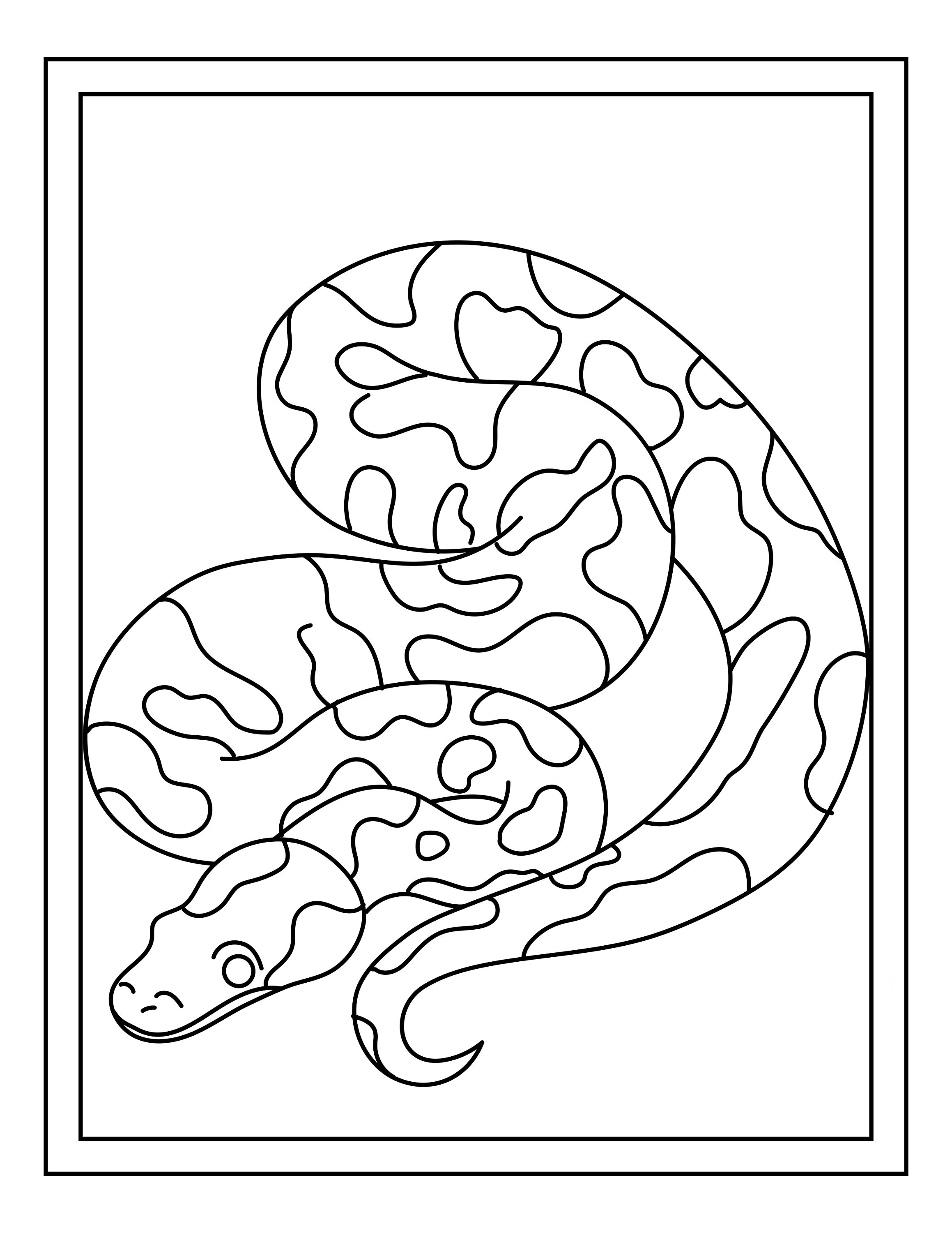 Cobra Snakes Printable 16 Pages - Etsy UK