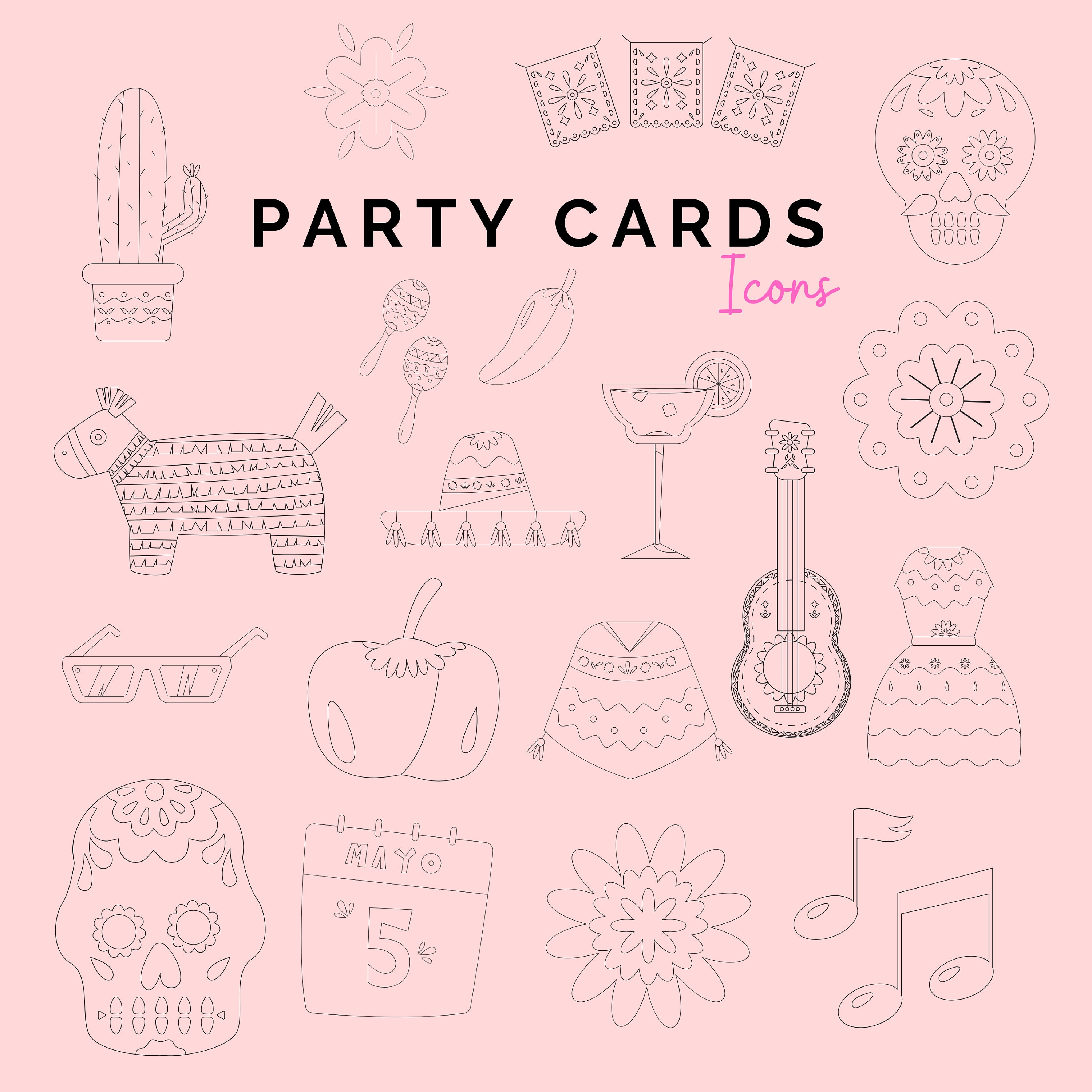 Mexican Fiesta Bachelorette | Hen Party Invitation | Itinerary Cards ...