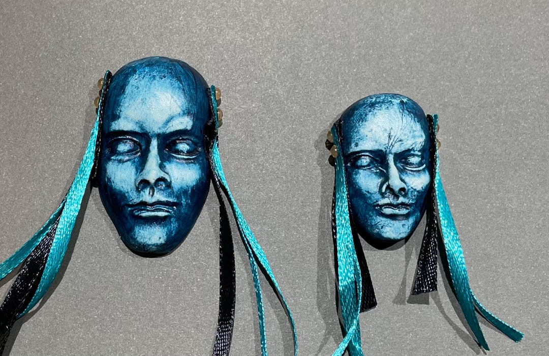 Miniature Wall Masks - Etsy