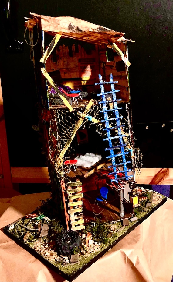 Post Apocalyptic House Home Sweet Home | Etsy