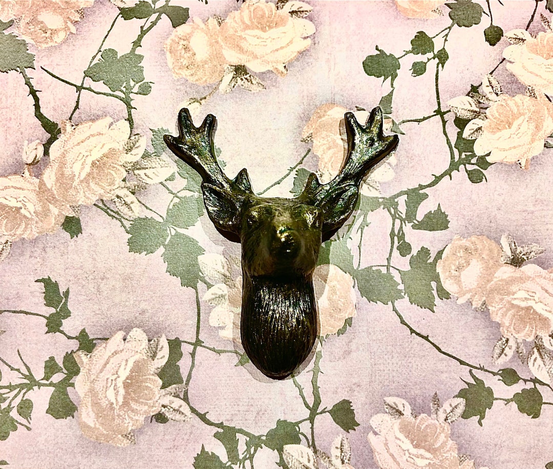 1:12 Scale Miniature Wall Mounted Stag Head - Etsy