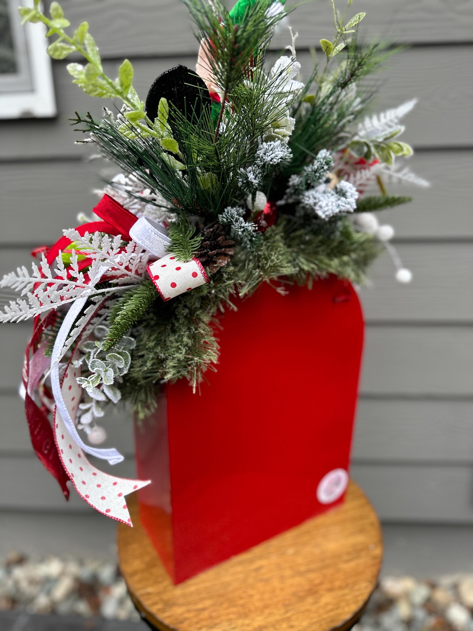 Letters to Santa. Mailbox Decor. Elf Table Decor. Mailbox Table Decor ...
