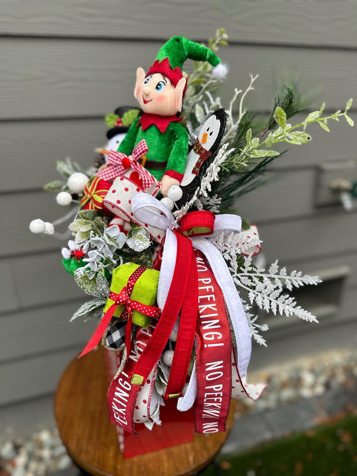 Letters to Santa. Mailbox Decor. Elf Table Decor. Mailbox Table Decor ...