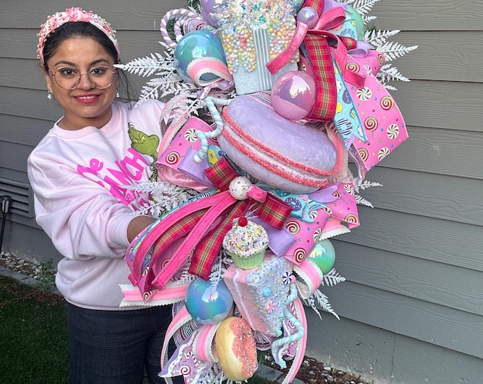 Candy Land Wreath Swag. Candy Land Christmas. Birthday Wreath Swag ...