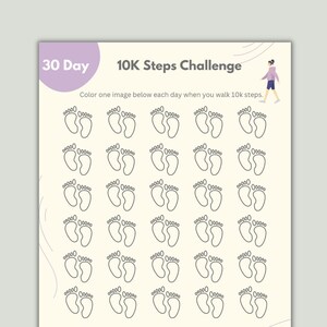 30 Day Running 5K Challenge Printable Running Tracker Digital Workout ...