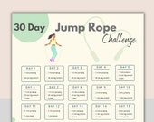 30 Day Jump Rope Challenge Digital Fitness Planner Body - Etsy Canada