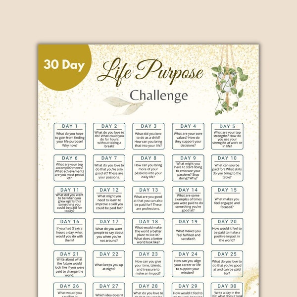 Purpose Planner - Etsy