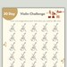 30 Day Violin Challenge Printable | Violin Practice Tracker | Digital ...