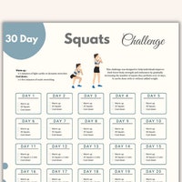 30-day Leg Lifts Challenge: Printable PDF Workout Plan for Toned Legs ...