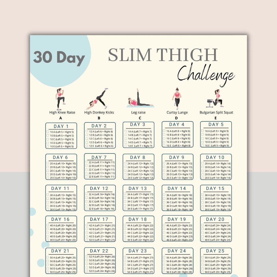30 Day Thigh Challenge