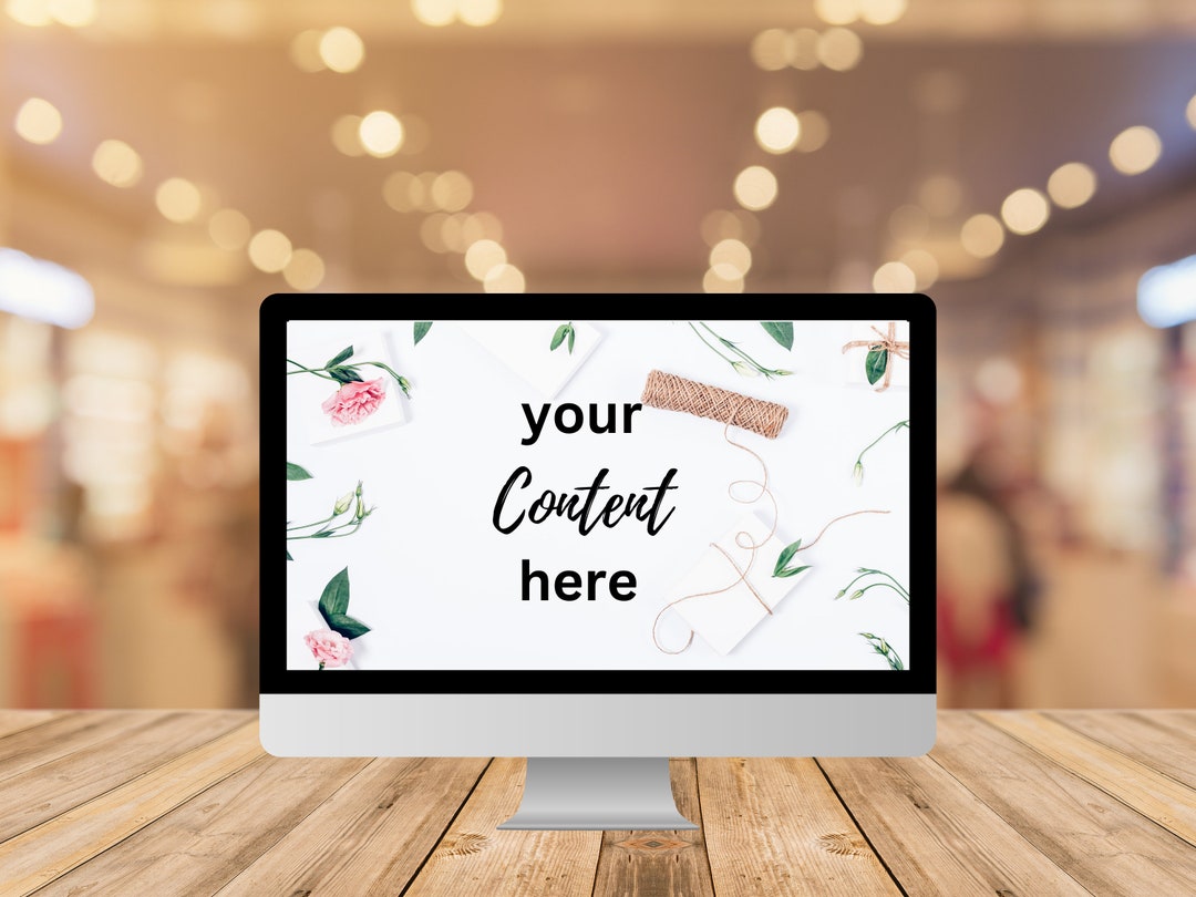 Laptop Screen Mockup | Computer Mockup | Desktop Mockup | MacBook ...