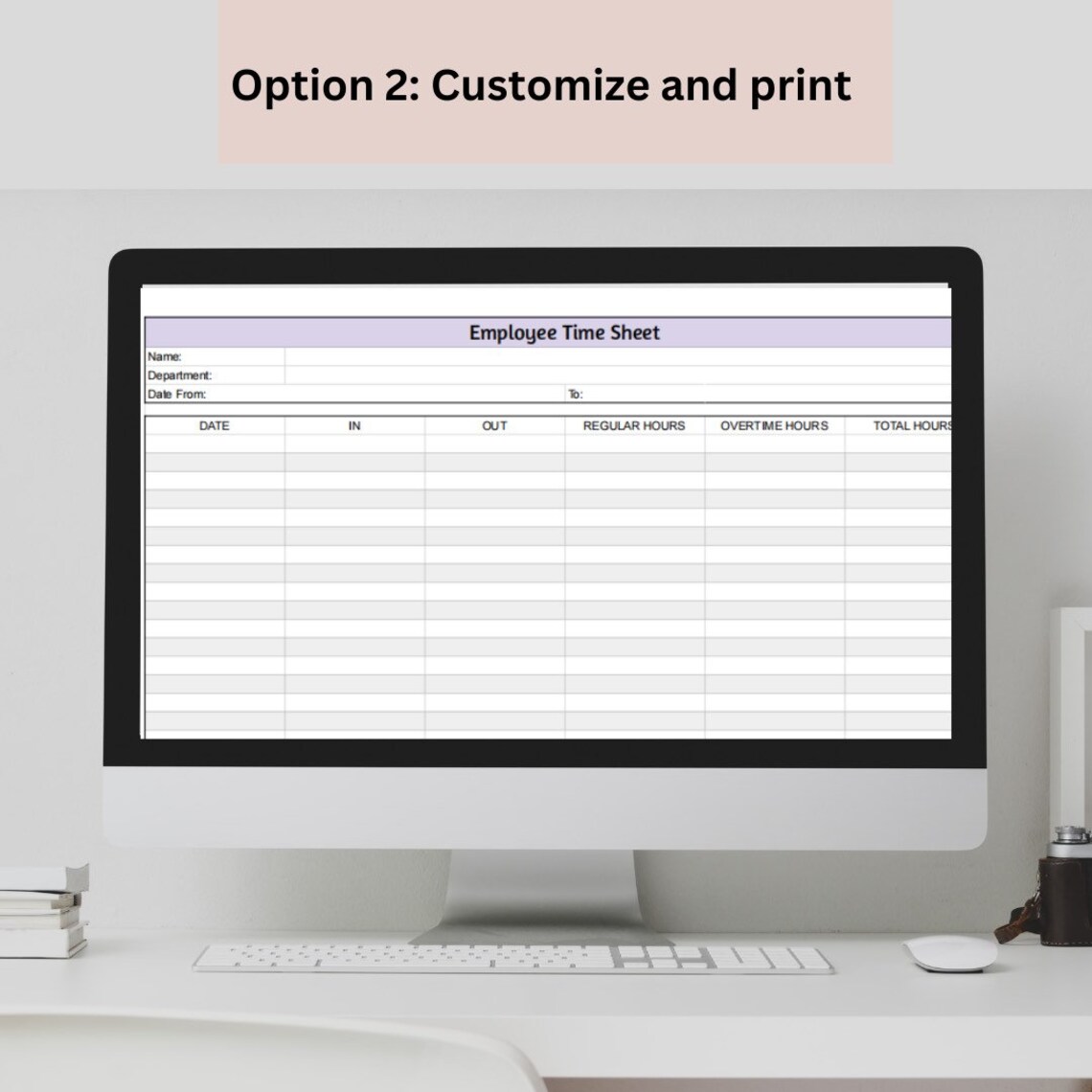 Employee Time Sheet | Editable Time Sheet | Work Schedule Planner - Etsy