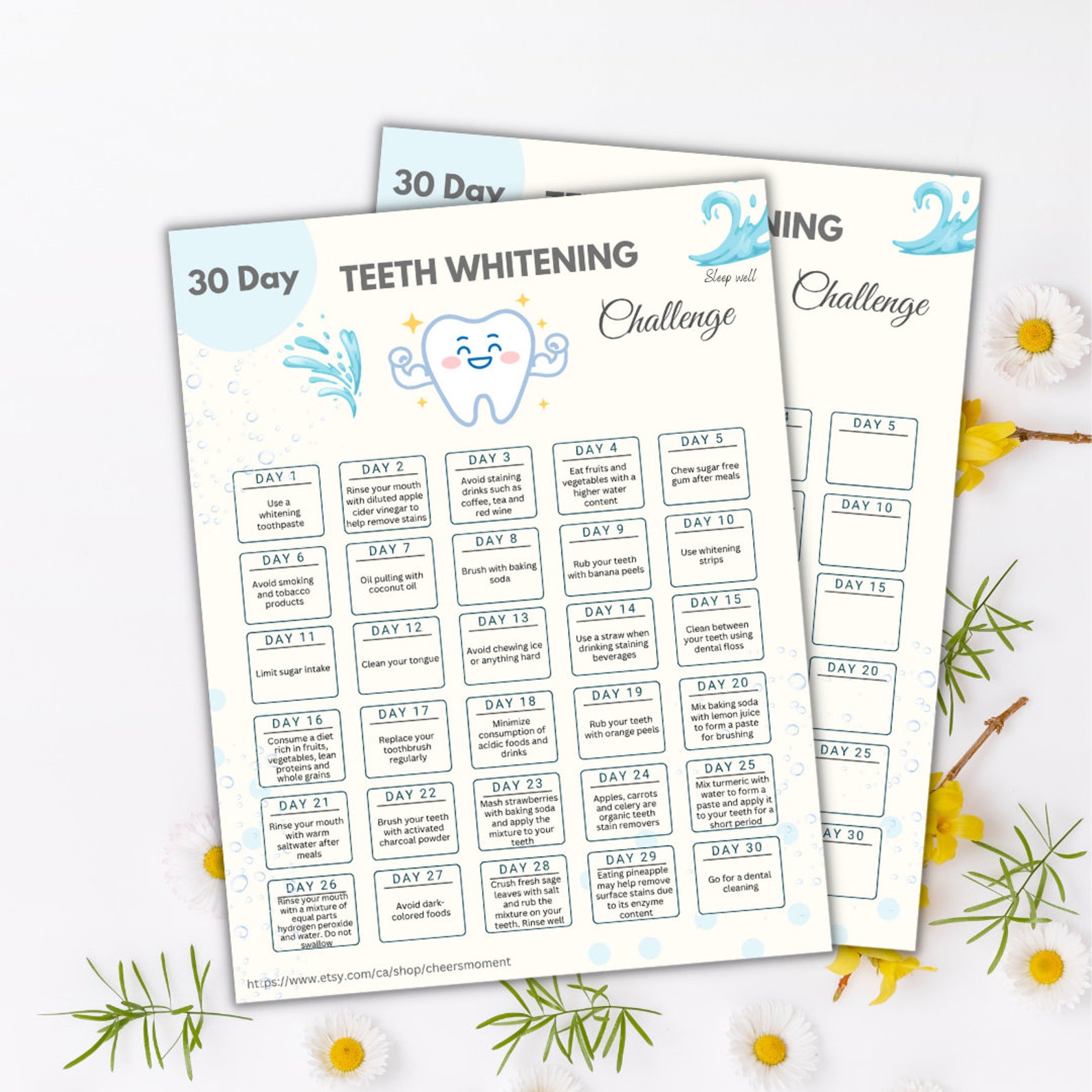 30 Day Teeth Whitening Challenge | Teeth Whitening Home Tips | Dental ...