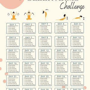 30 Day Sleek Arm Challenge Body Building Tracker How to Get Sleek Arms ...