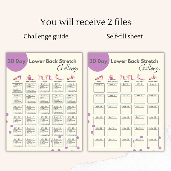 30 Day Lower Back Challenge