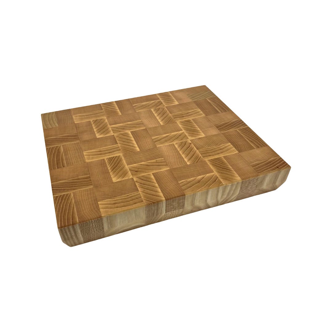 Ash / Beech Premium End Grain Chopping Board 26cm X 21.5cm Kitchen ...