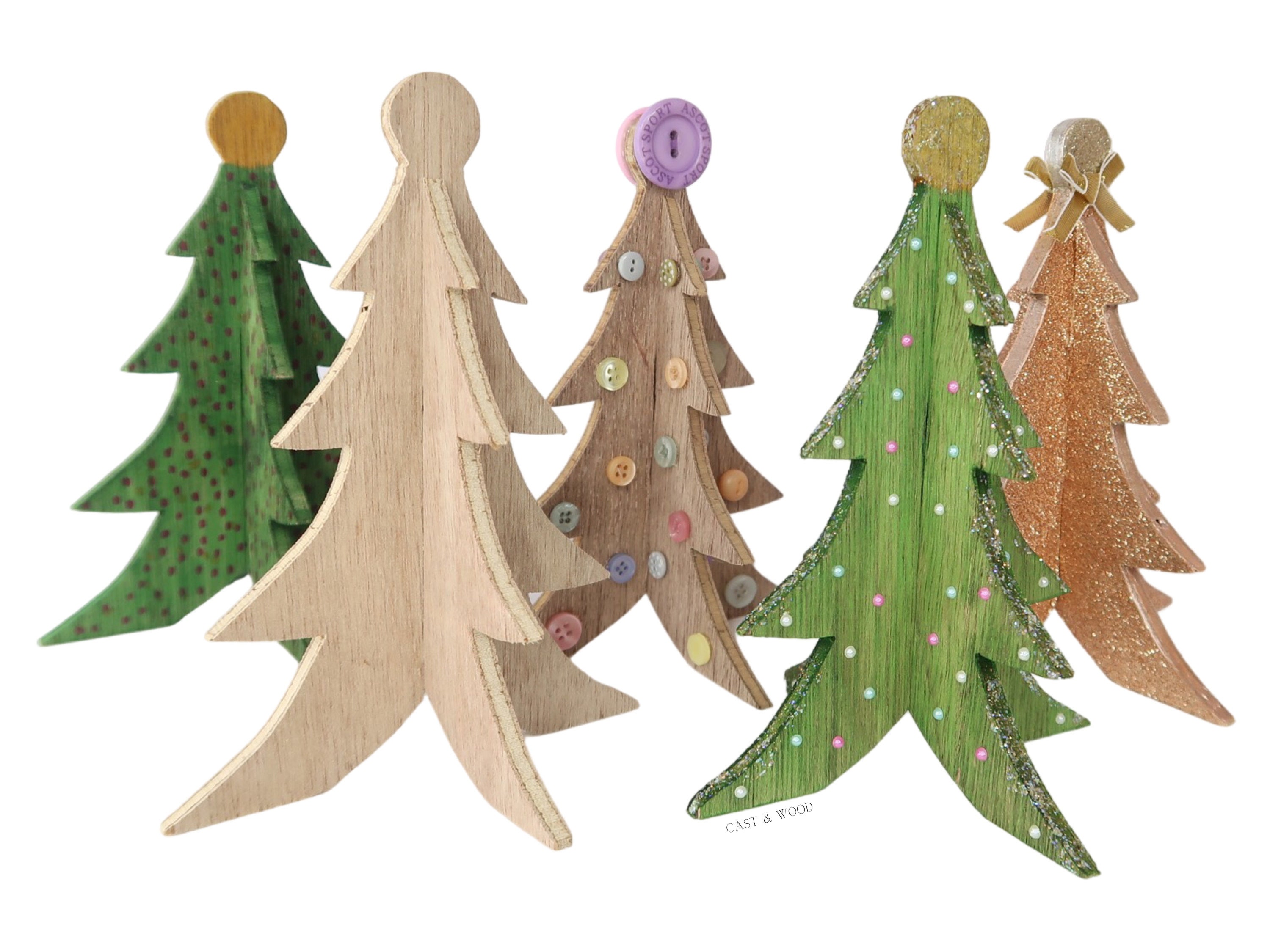 Wooden Christmas Tree Blank Decorate Your Own Xmas - Etsy
