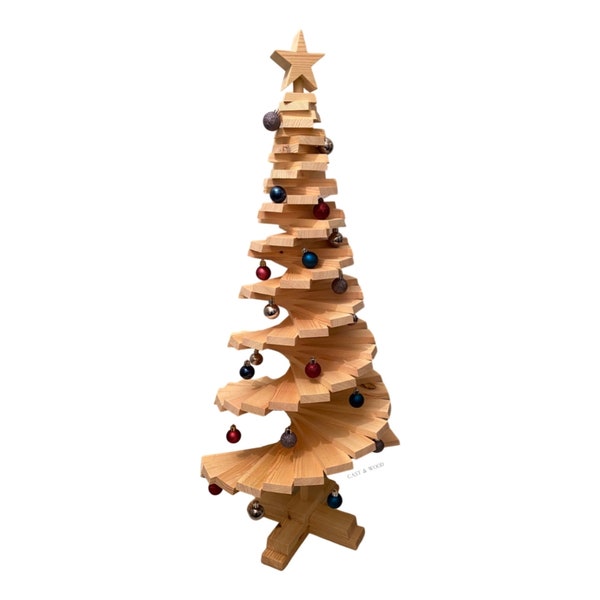 Large Wooden Christmas Tree - Etsy UK