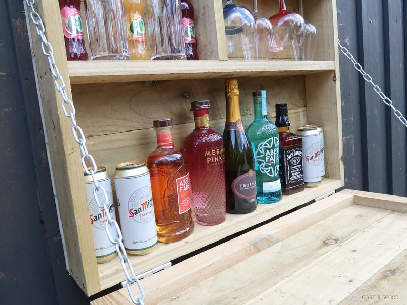 Cast & Wood Everyday Murphy Bar Handmade Wall Mounted - Etsy