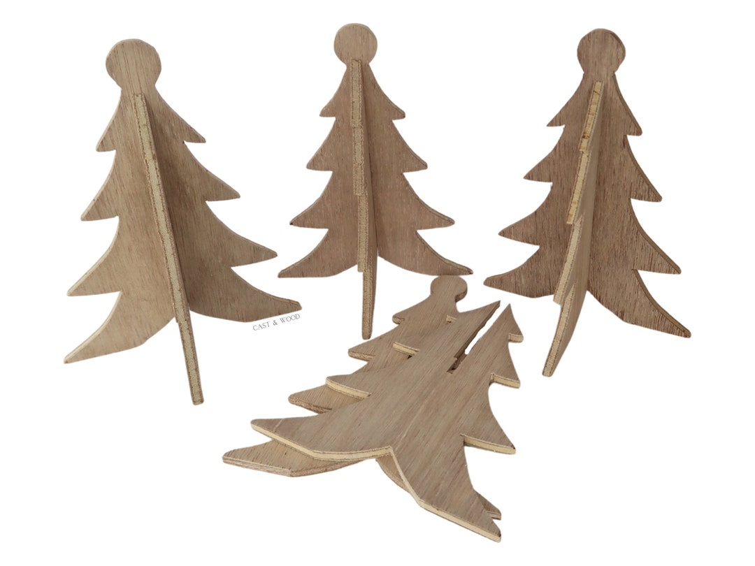 Wooden Christmas Tree Blank Decorate Your Own Xmas - Etsy