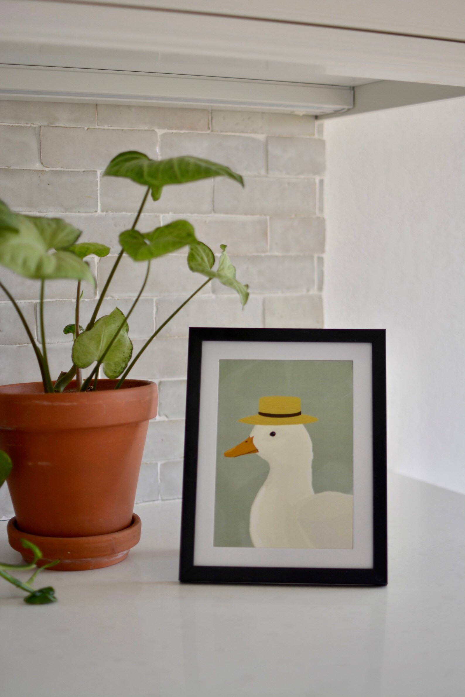 Cute Duck Art Print - Colorful Animal Art Print, Duck Poster, Duck Art ...