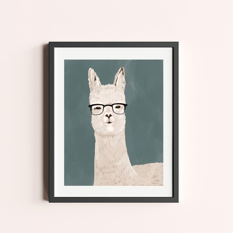 Llama Art Print - Etsy
