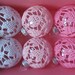 Crochet Ball Decorations - Set of Lace Ball Ornaments - Christmas ...