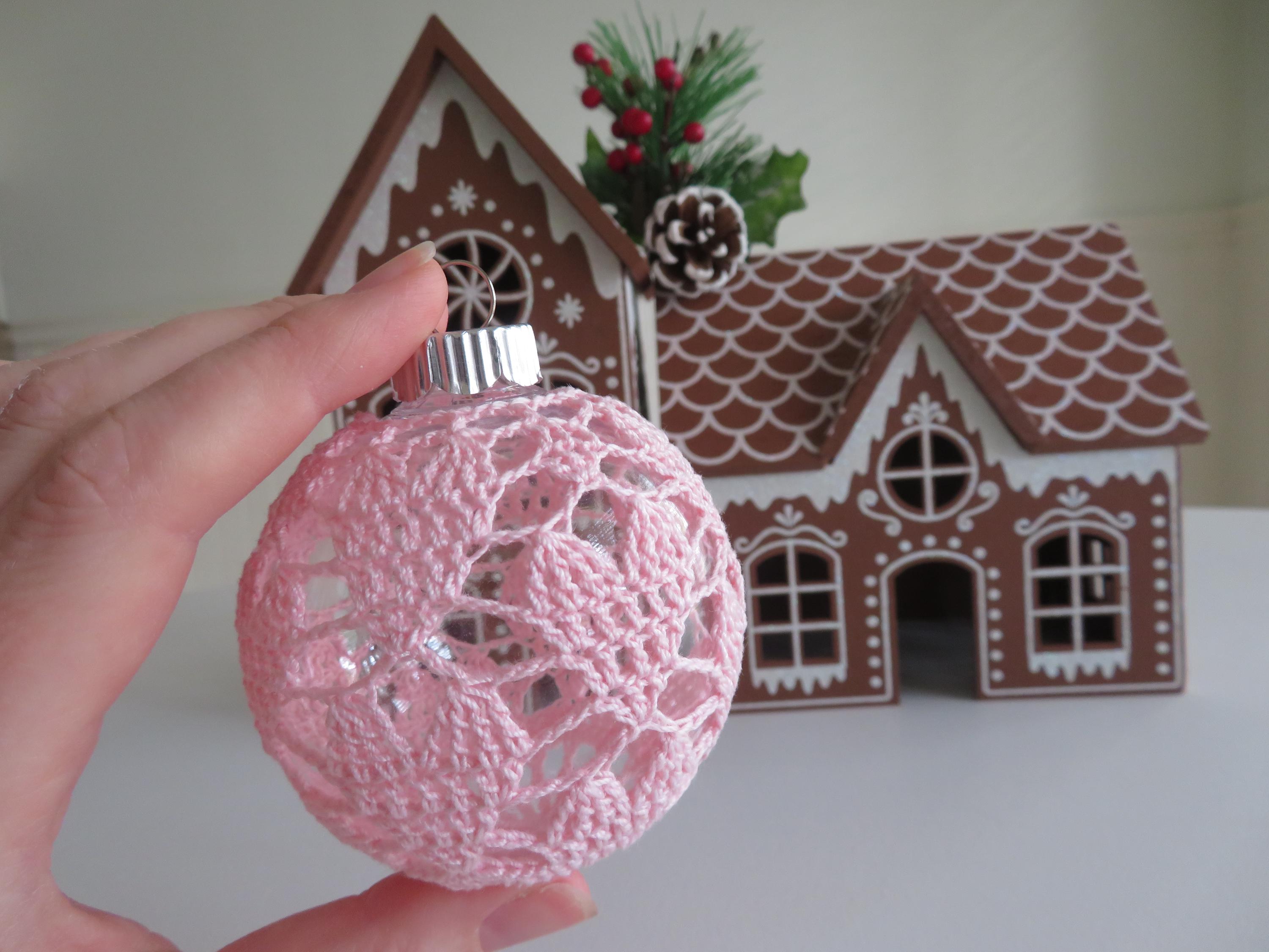 Crochet Ball Decorations - Set of Lace Ball Ornaments - Christmas ...