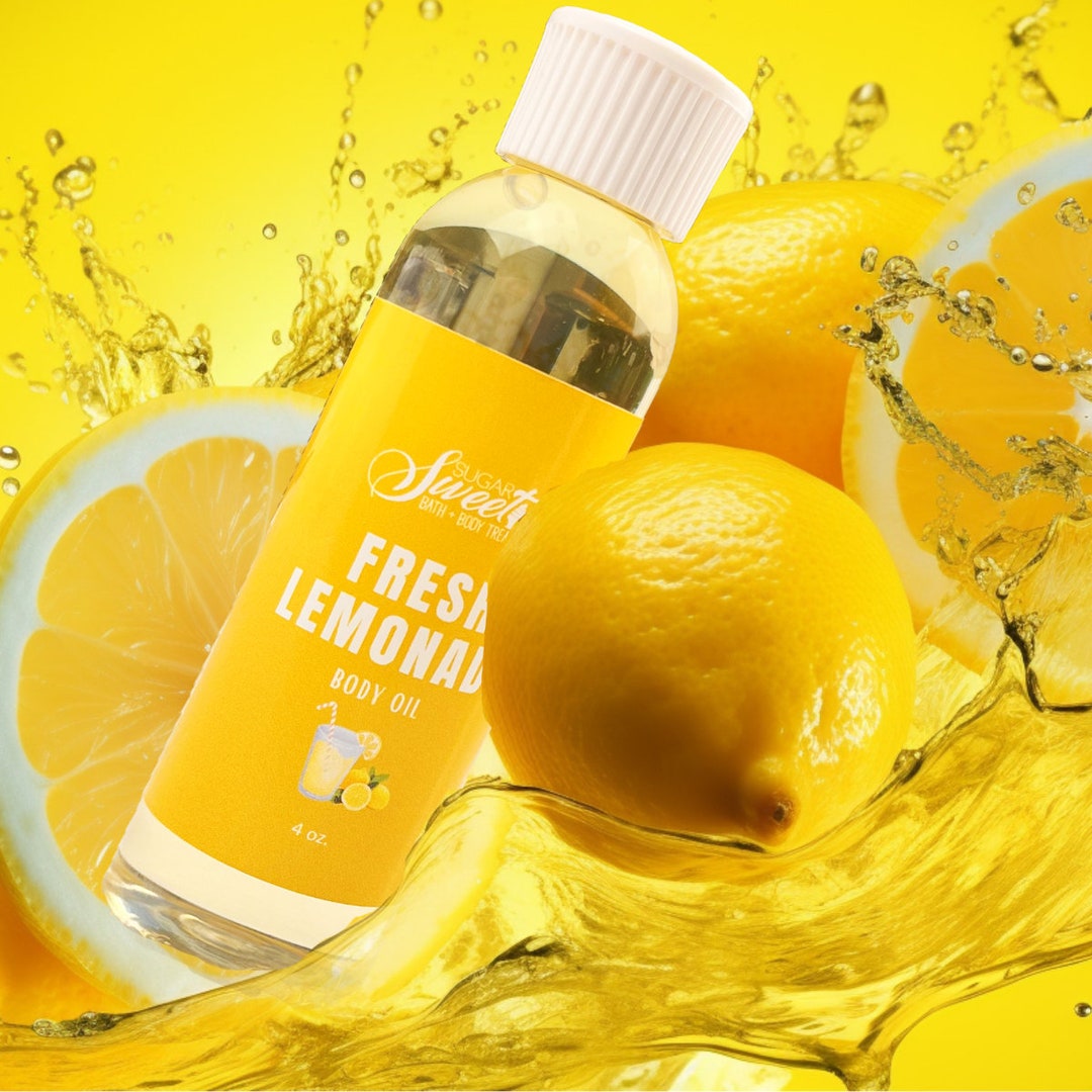 Lemonade Body Oil 4oz Moisturizer Self Care Skincare Gift for Her ...