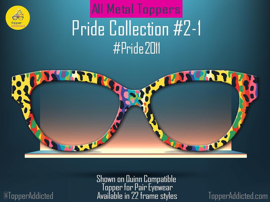 Loud and Proud Pride Month Topper for Pair Eyewear - Pride Month Topper ...