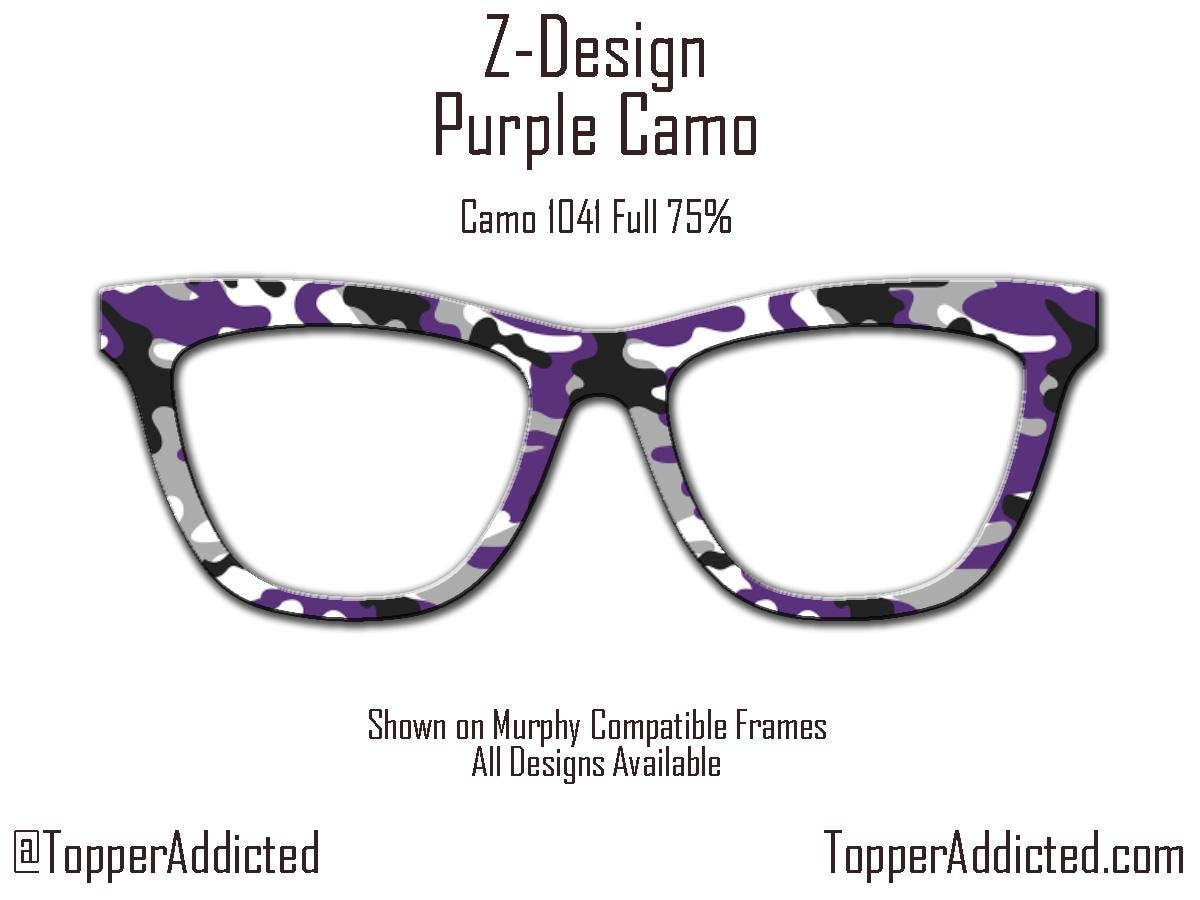 Purple Camo Magnetic Topper for Pair Eyewear – Available in Full Frame ...