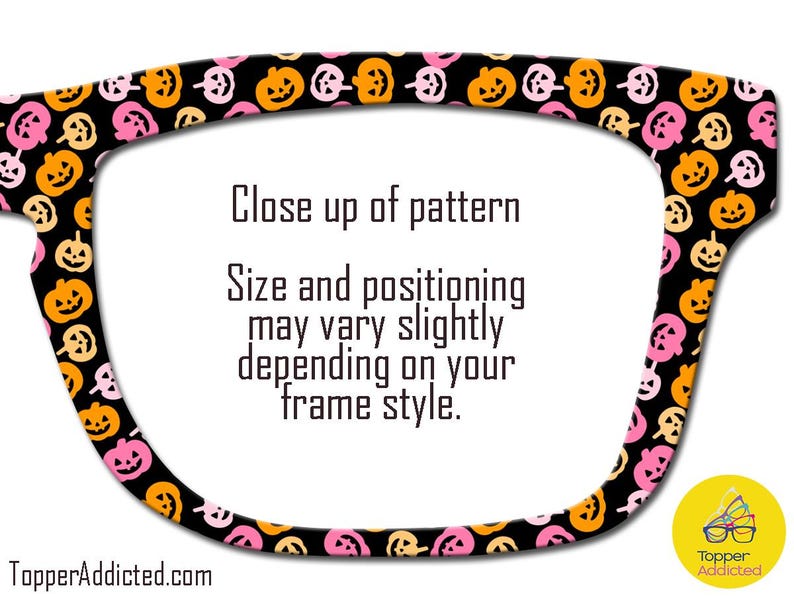 Boo-tiful Pumpkins Halloween Magnetic Topper for Pair Eyewear ...