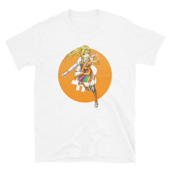 Bitcoin Manga T-shirt Manga Girl Inspired Bitcoin Design - Etsy