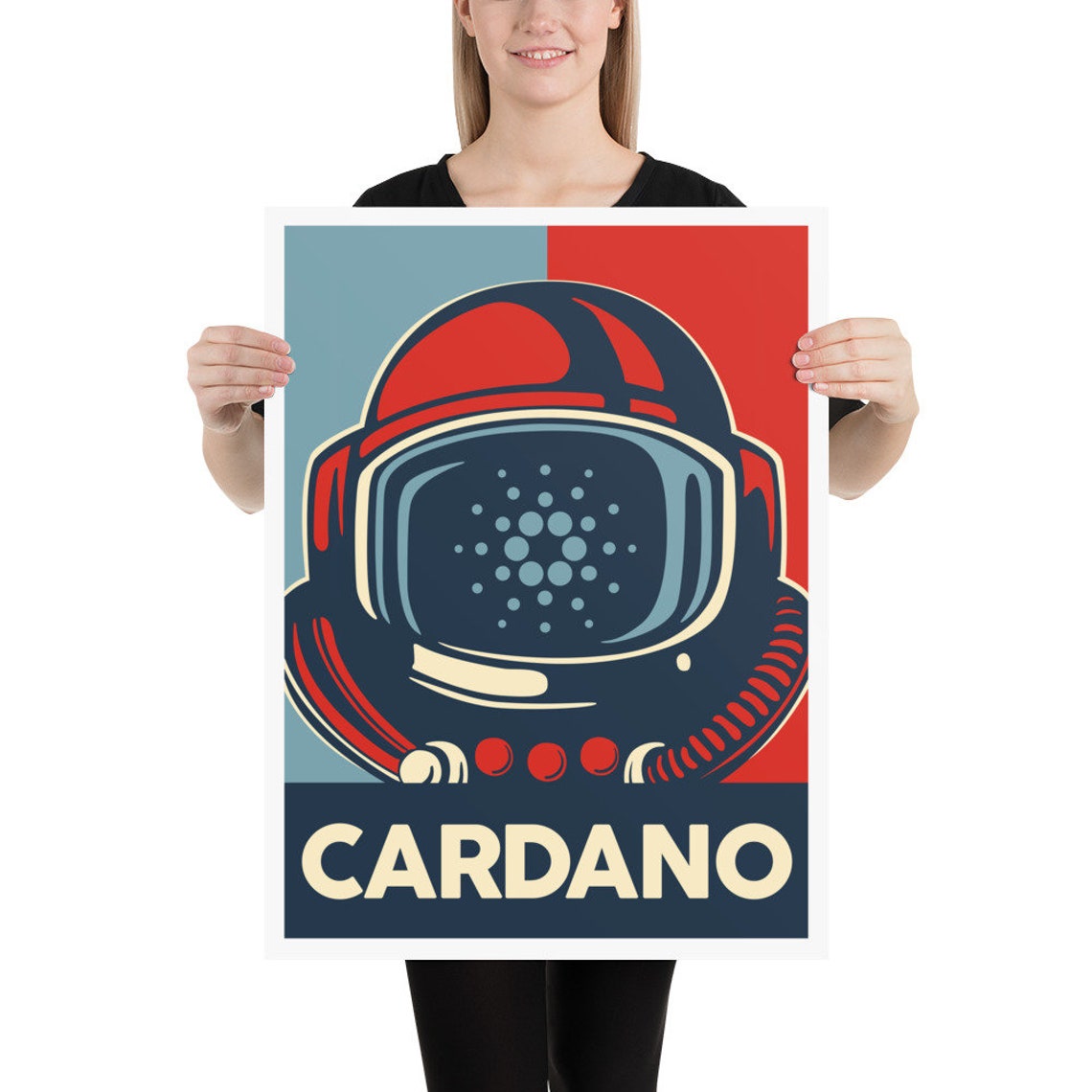 Cardano Poster, ADA Crypto Wall Poster, Crypto Bitcoin Cardano Artwork ...
