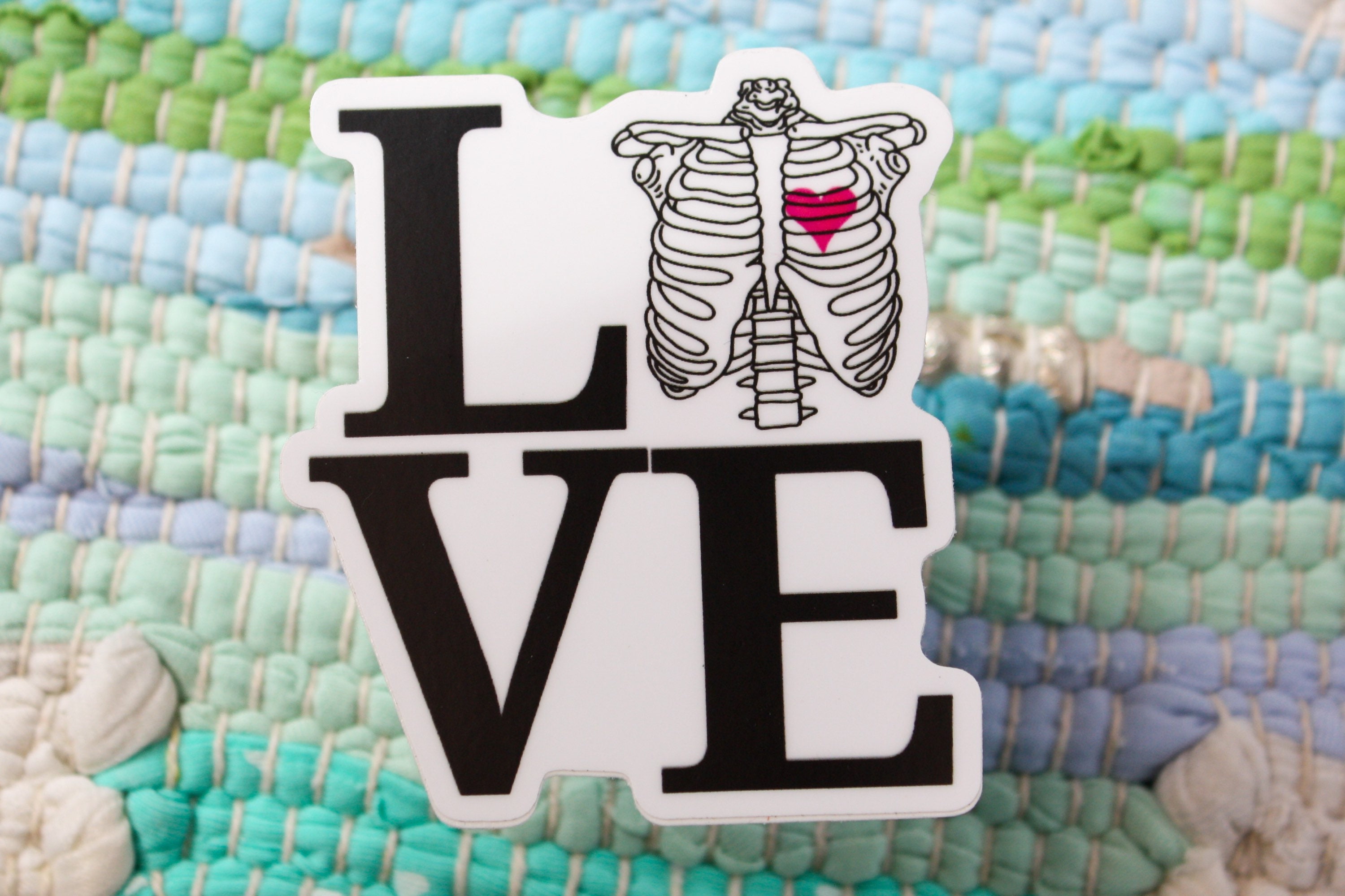 X-ray Love Sticker Permanent Vinyl Sticker 3 X 2.62 Inches - Etsy