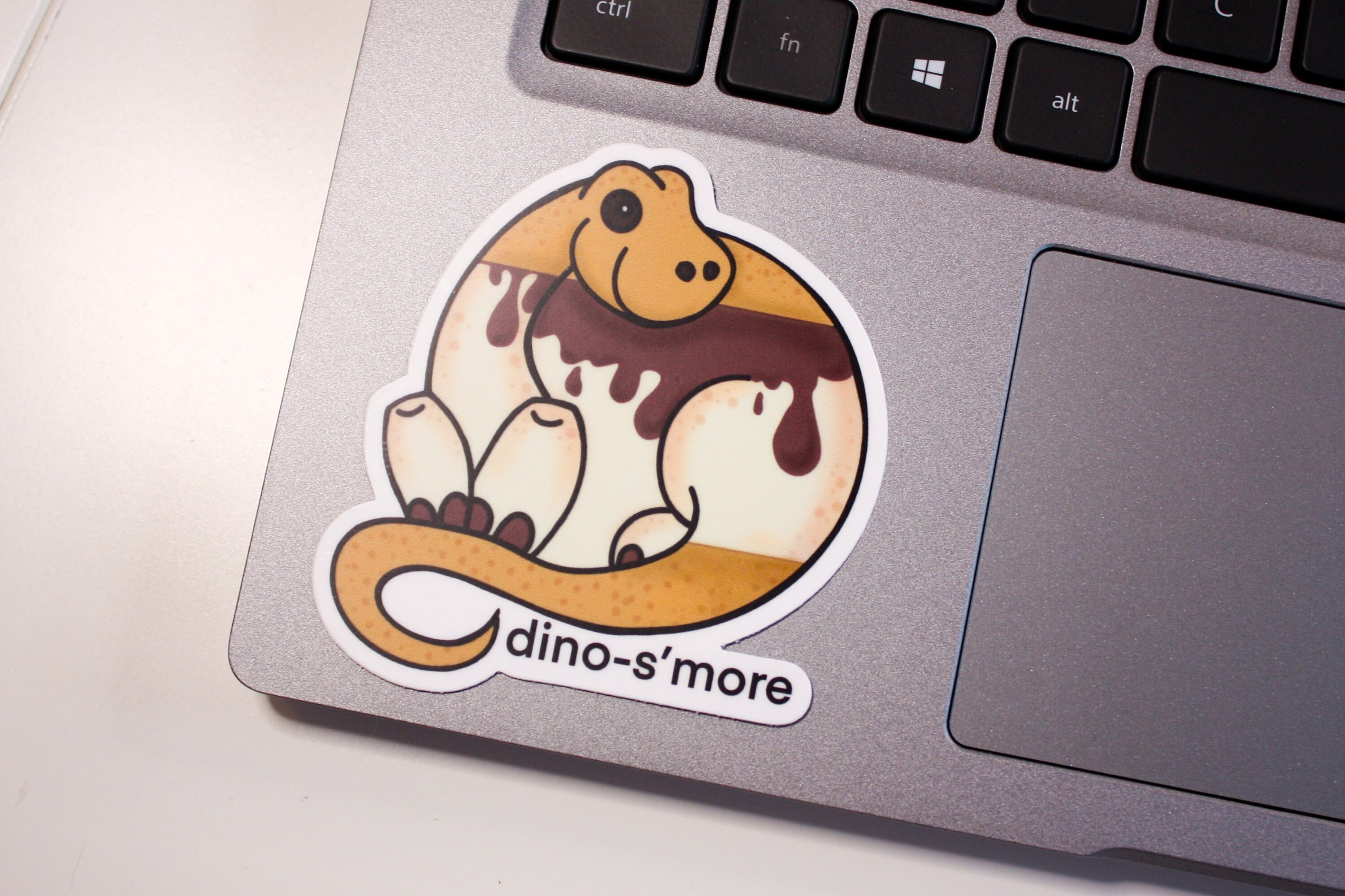 Dino Smore Sticker Dinosaur Sticker Permanent Dinosaur - Etsy