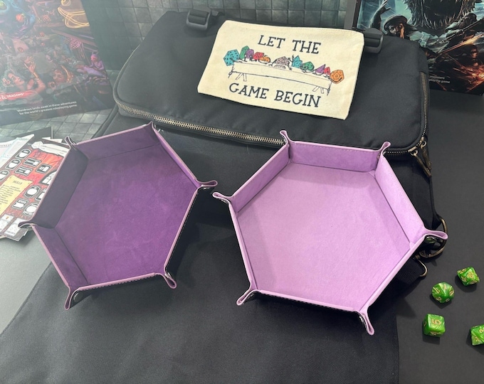 Dnd Dice Tray, Collapsible Dice Tray, Portable Dice Tray - Etsy